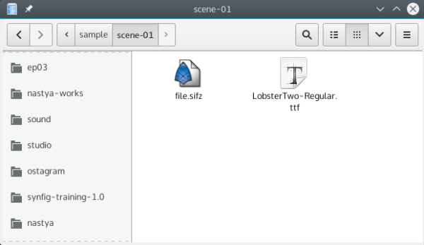 How to use custom font style in Synfig - Morevna Project