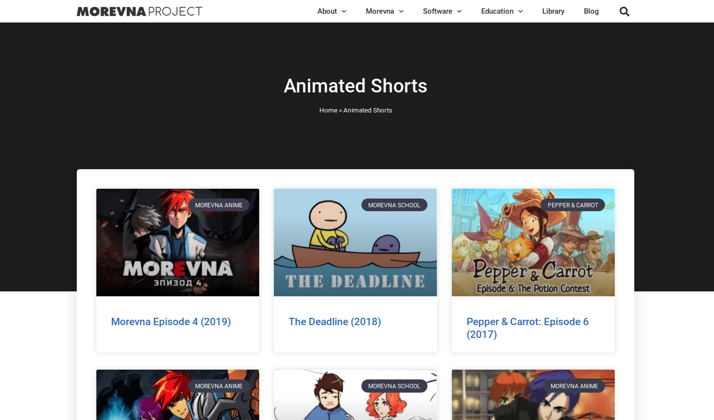 Animated Shorts – Morevna Project
