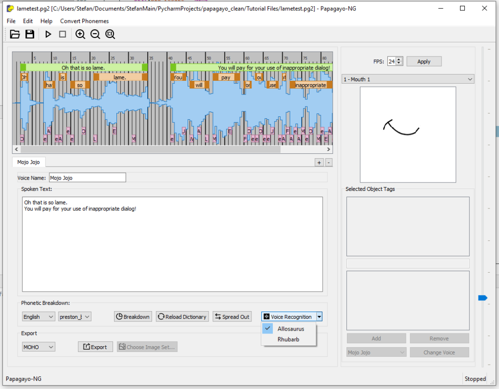 Papagayo-NG – Morevna Project